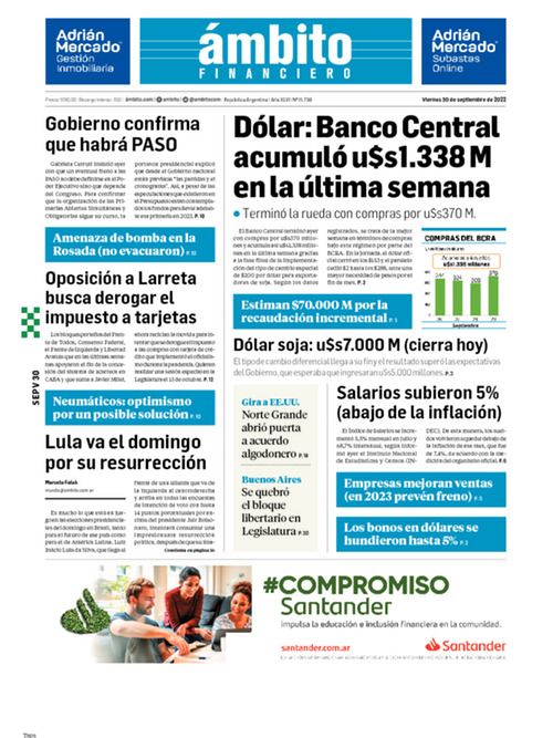 Edición Impresa - Ambito.com