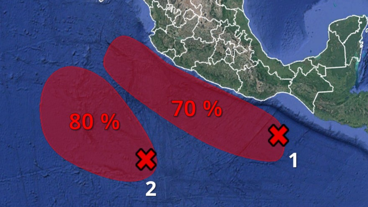 Fusión de ciclones Bárbara y Cosme en el Pacífico: qué es el Efecto Fujiwhara y por qué es tan ...