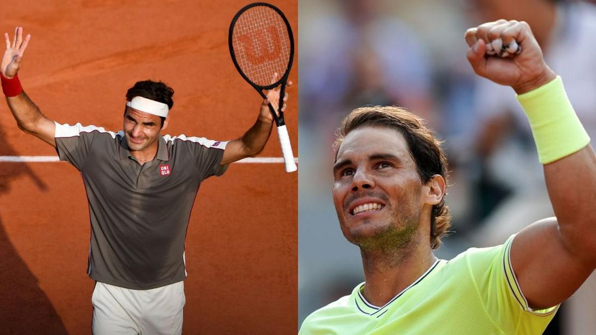 Ganaron Federer y Nadal y habrá semifinal perfecta en Roland Garros