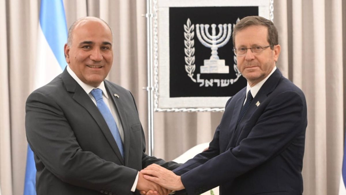 Juan Manzur se reunió con el presidente de Israel, Isaac Herzog Juan Manzur se reunió con el presidente de Israel, Isaac Herzog