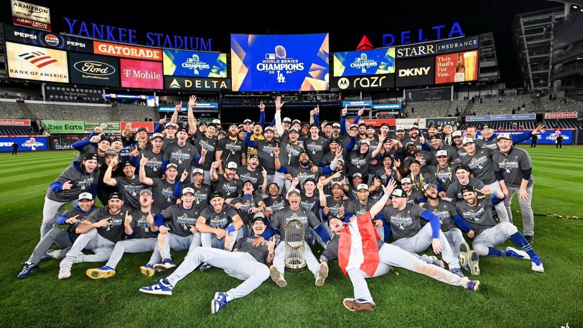 En histórica remontada, los Dodgers se coronaron campeones de la Serie Mundial ante los Yankees