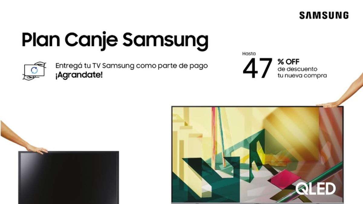 Samsung lanzó su Plan Canje para TVs