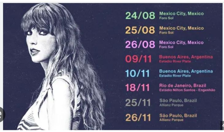 Furor por Taylor Swift: ¿suma una nueva fecha en Argentina?