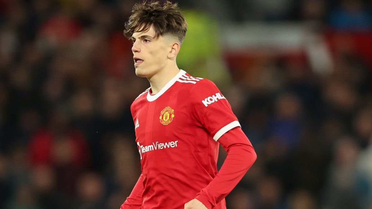 Alejandro Garnacho debutó en Manchester United