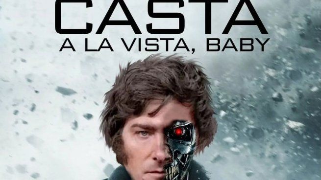 Javier Milei en modo Terminator: el Presidente viralizó un meme que ...