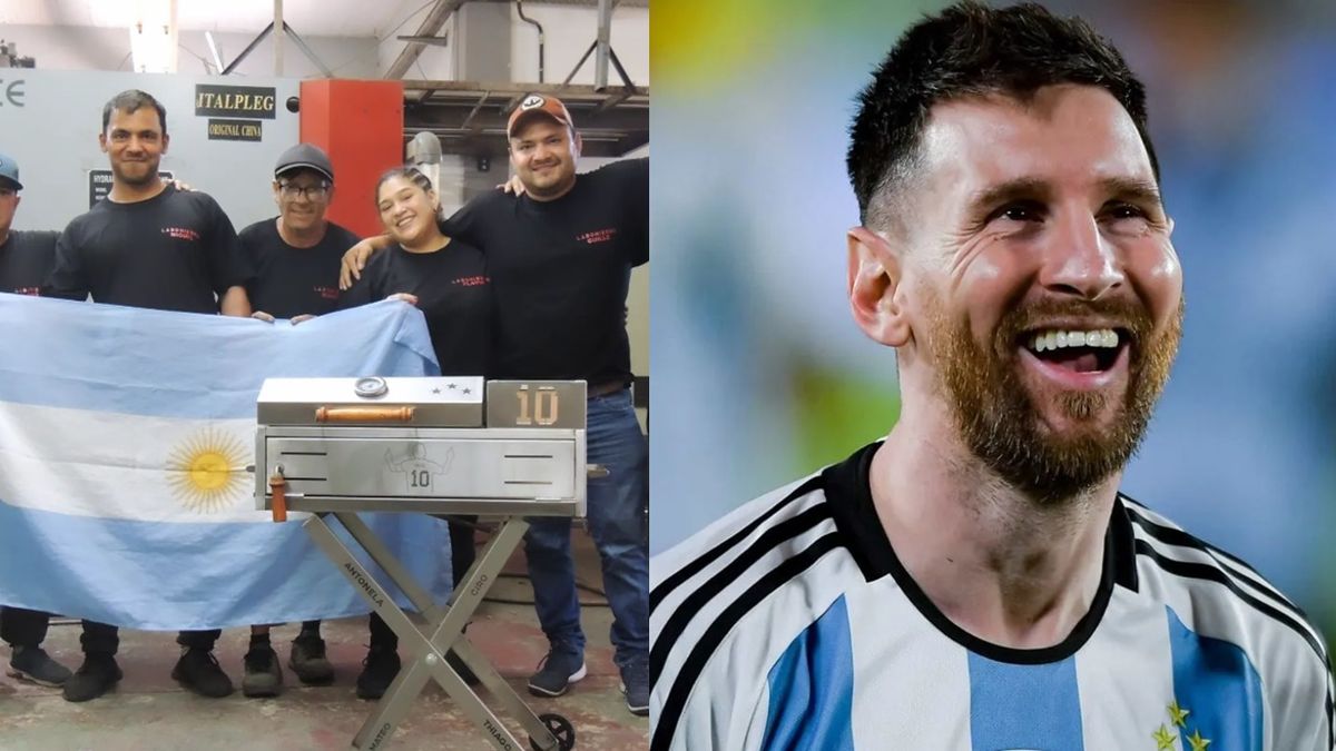 Vende parrillas y un mensaje de Lionel Messi le cambió la vida: Estoy ...