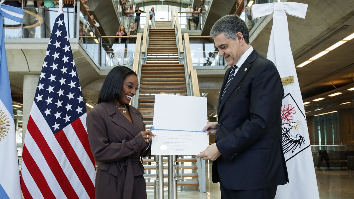Simone Biles fue declarada huésped de honor de la Ciudad