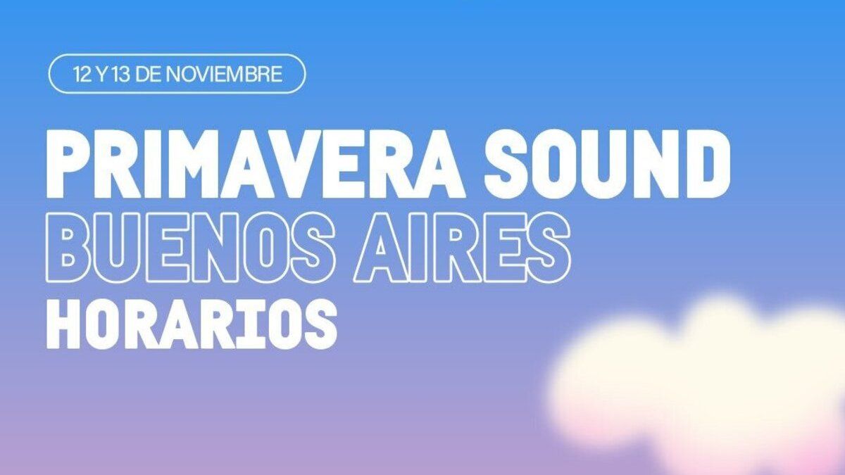 El festival Primavera Sound reveló los horarios en los que se ...