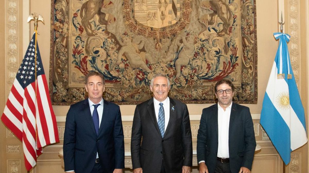 Diego Santilli y Fernando Straface se reunieron con Mark Stanley