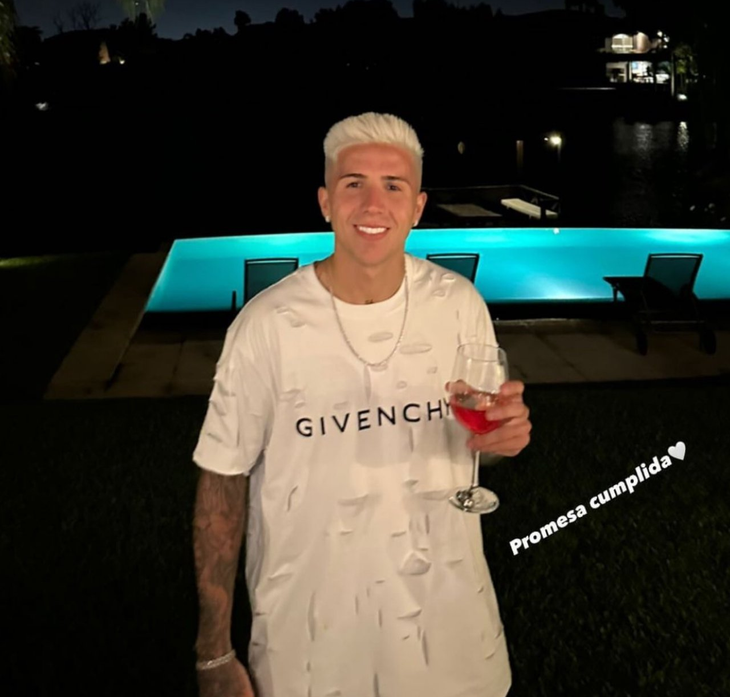 El sorprendente cambio de look de Enzo Fernández por ganar el Mundial ...