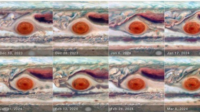 La Gran Mancha Roja de Júpiter se mueve de un modo inesperado, según ...