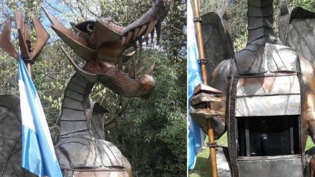 Hallan caja fuerte de exfuncionario bonaerense oculta en la estatua de ...