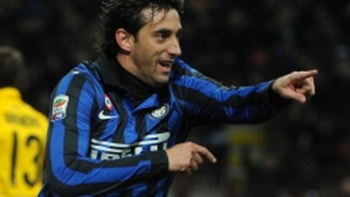 Doblete de Milito en la victoria del Inter