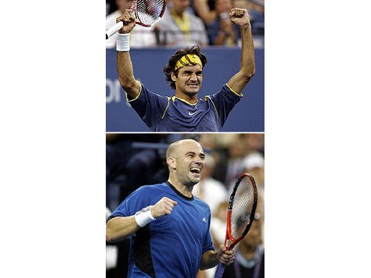 US Open: Federer-Agassi, en una final de lujo