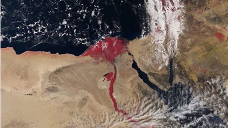 El río Nilo se tiño de rojo: conocé el significado de este presagio bíblico