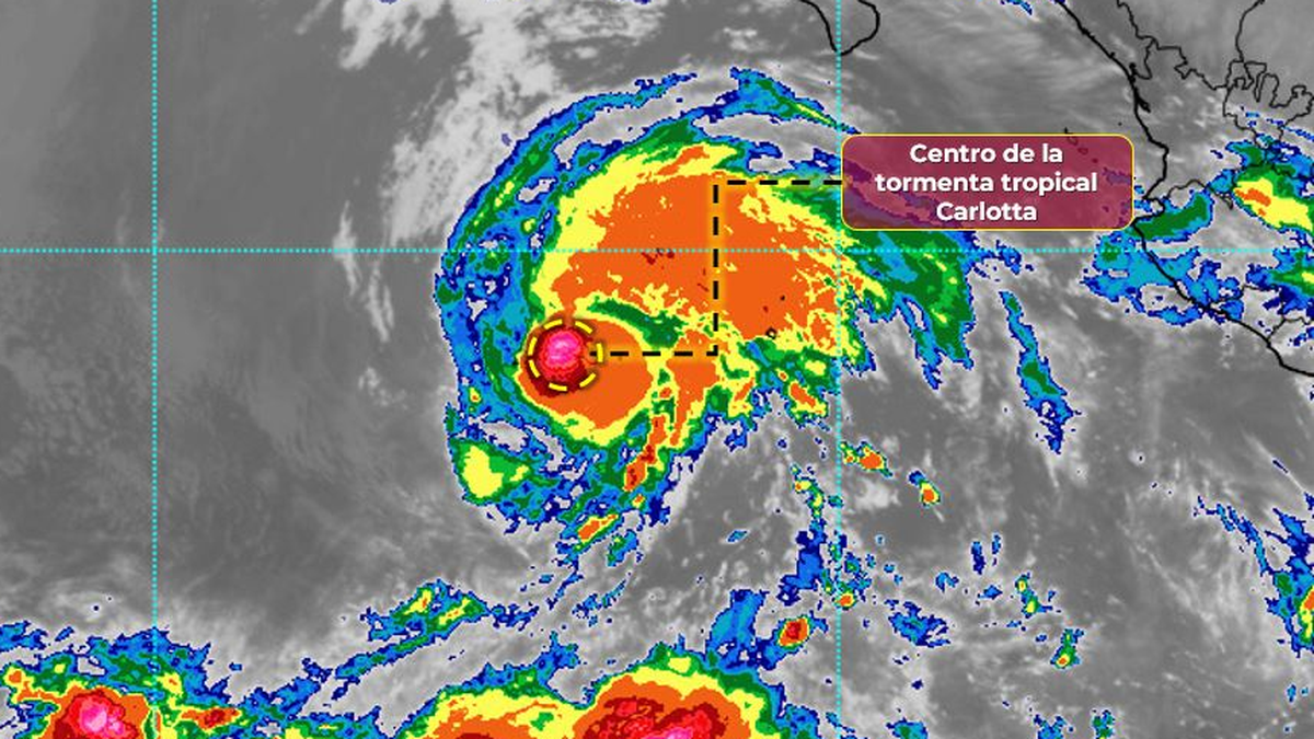 Carlotta se convierte en HURACÁN: ¿cómo afectará a México este fin de ...