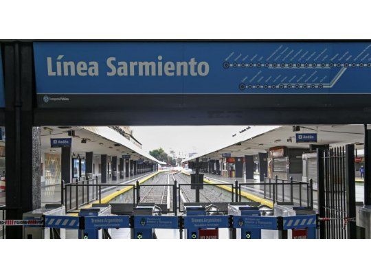 La línea Sarmiento estuvo dos horas interrumpida