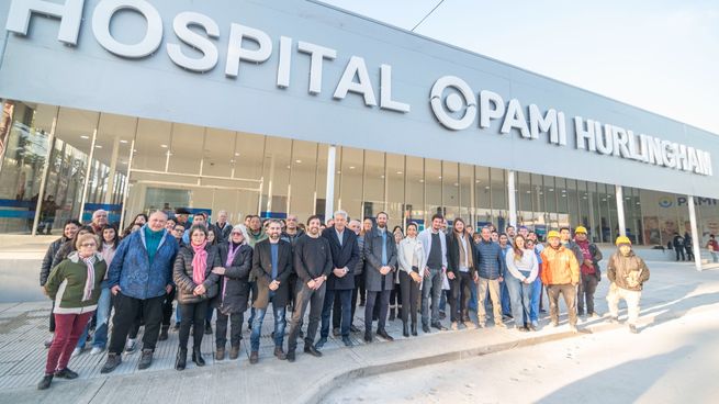 Inauguraron la primera etapa del nuevo Hospital PAMI Hurlingham