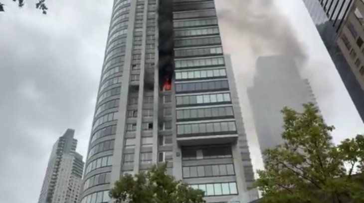 Mariano Pavone fue uno de los 100 evacuados del edificio de Puerto Madero que se incendió