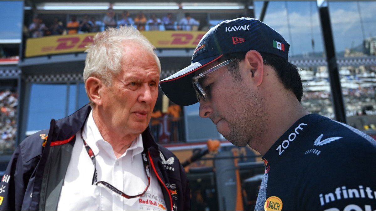 Helmut Marko le abrió la puerta de salida de Red Bull a Sergio Checo Pérez para 2025
