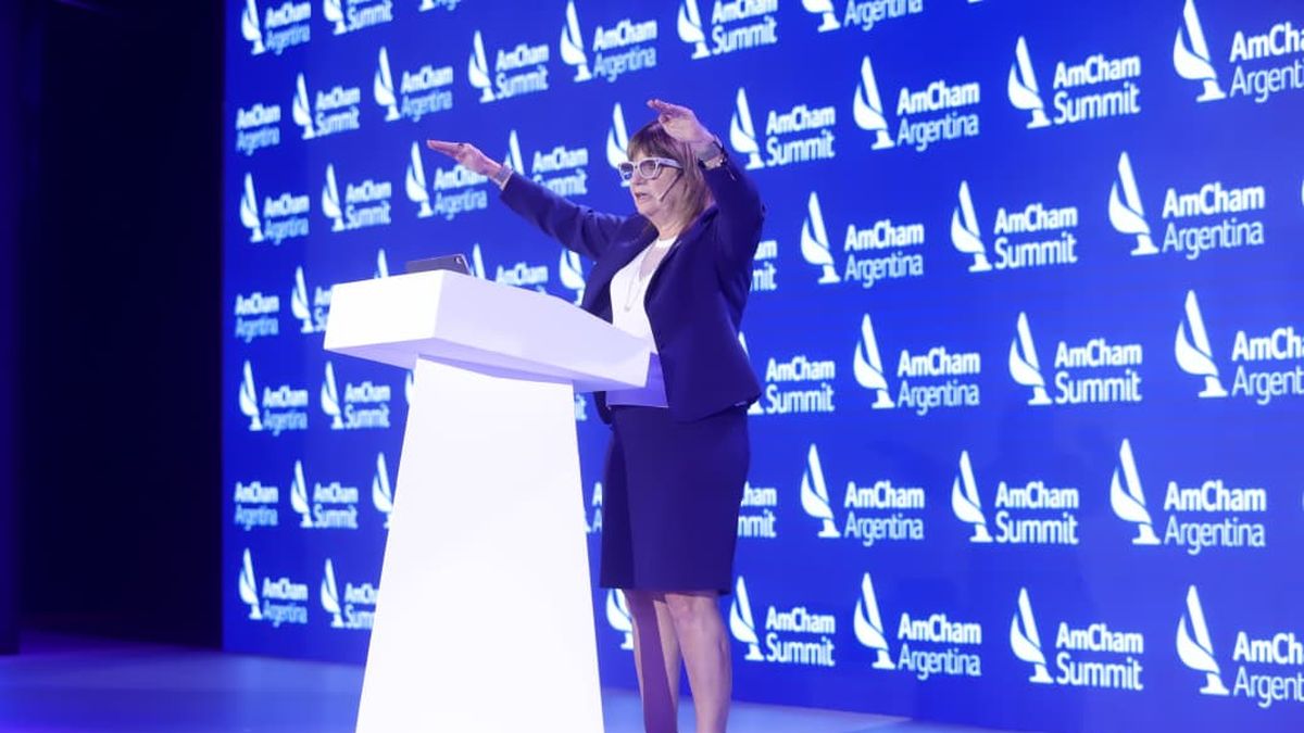 Patricia Bullrich, en AmCham: Inviertan, inviertan que la Argentina hoy ...