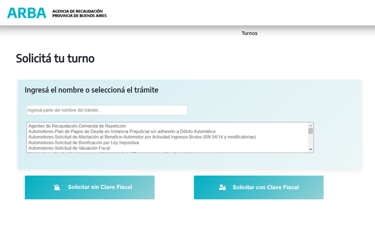 ARBA: ¿Cómo solicitar un turno?