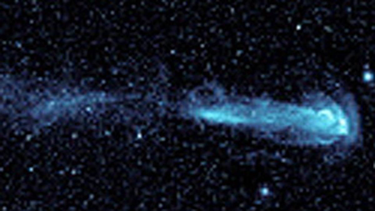 Descubrimiento inédito: una estrella arrastra extensa estela