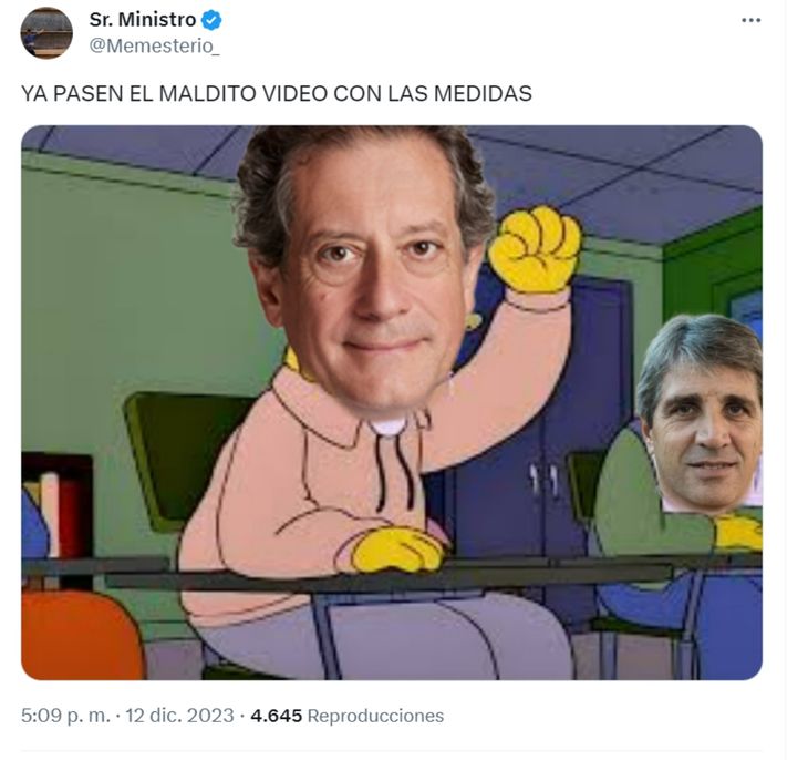 Los mejores memes de la espera de los anuncios de Luis Caputo