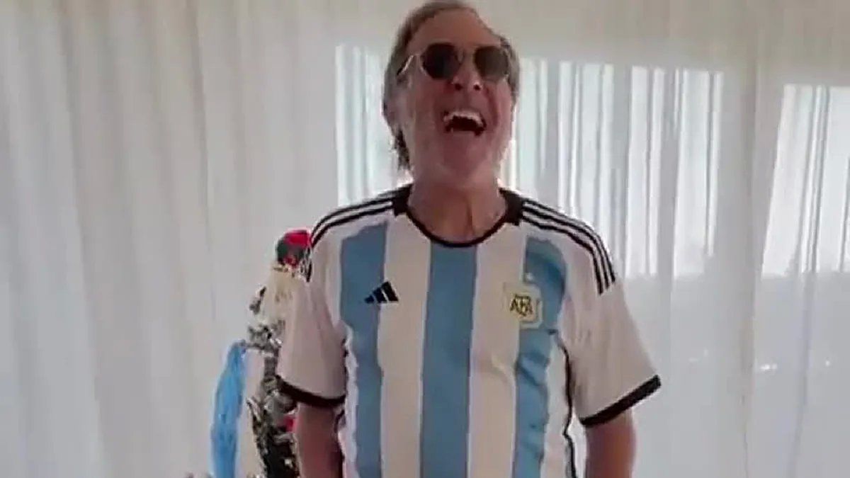 Guillermo Francella celebró el triunfo de la Selección recreando un ...