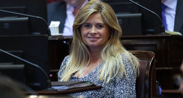 Leguizamón, la senadora viajera