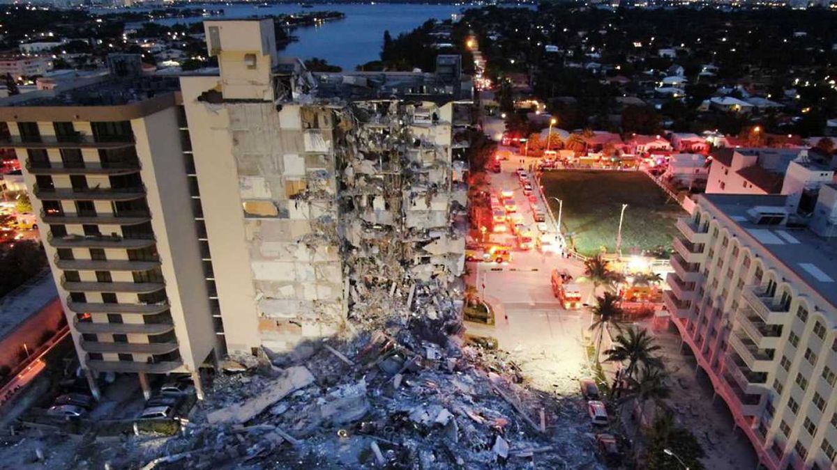 Derrumbe en Miami: asciende a 9 el número oficial de muertos