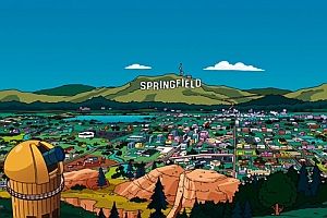 La ciudad de Los Simpsons cobra vida