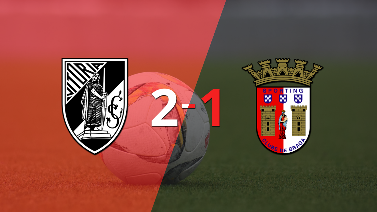 Vitória Guimarães consiguió una victoria en casa por 2 a 1 ante SC Braga