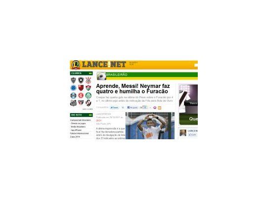 En Brasil, se burlan de Messi