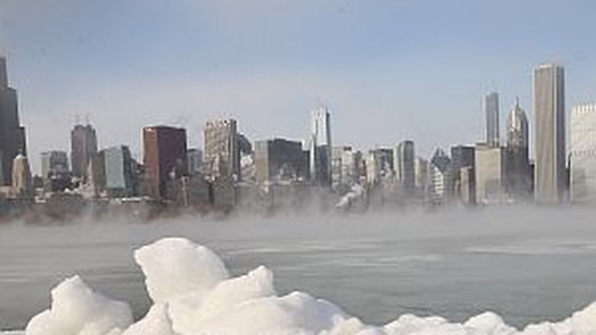 El frío llegó a EEUU con -40º y dejó postales increíbles