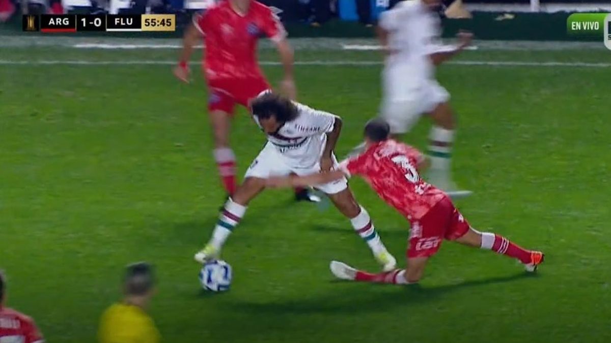 La espeluznante lesión del futbolista de Argentinos Juniors