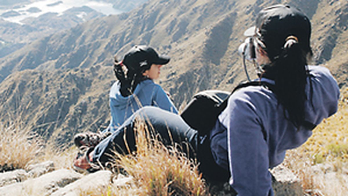 Senderos de montaña en la Villa de Merlo