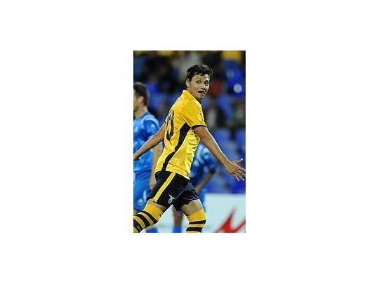 Mauro Zárate fue el único argentino en convertir