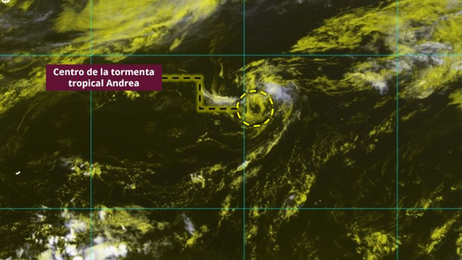 Tormenta tropical Andrea: esta es la TRAYECTORIA del primer ciclón 2025 ...