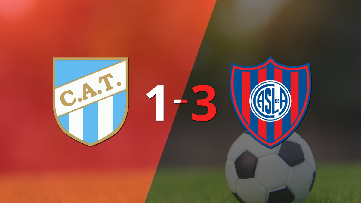 Con doblete de Iván Leguizamón, San Lorenzo derrotó a Atlético Tucumán