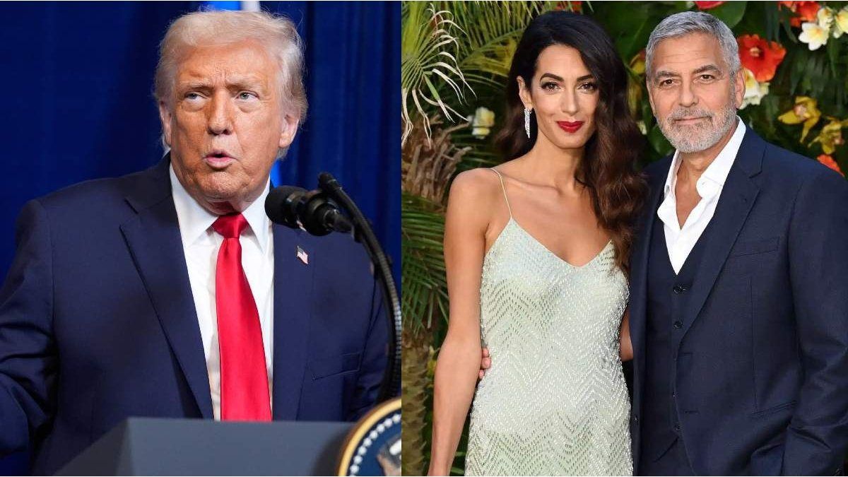 Donald Trump habló sobre George Clooney y su esposa tras que obtuvieran ...