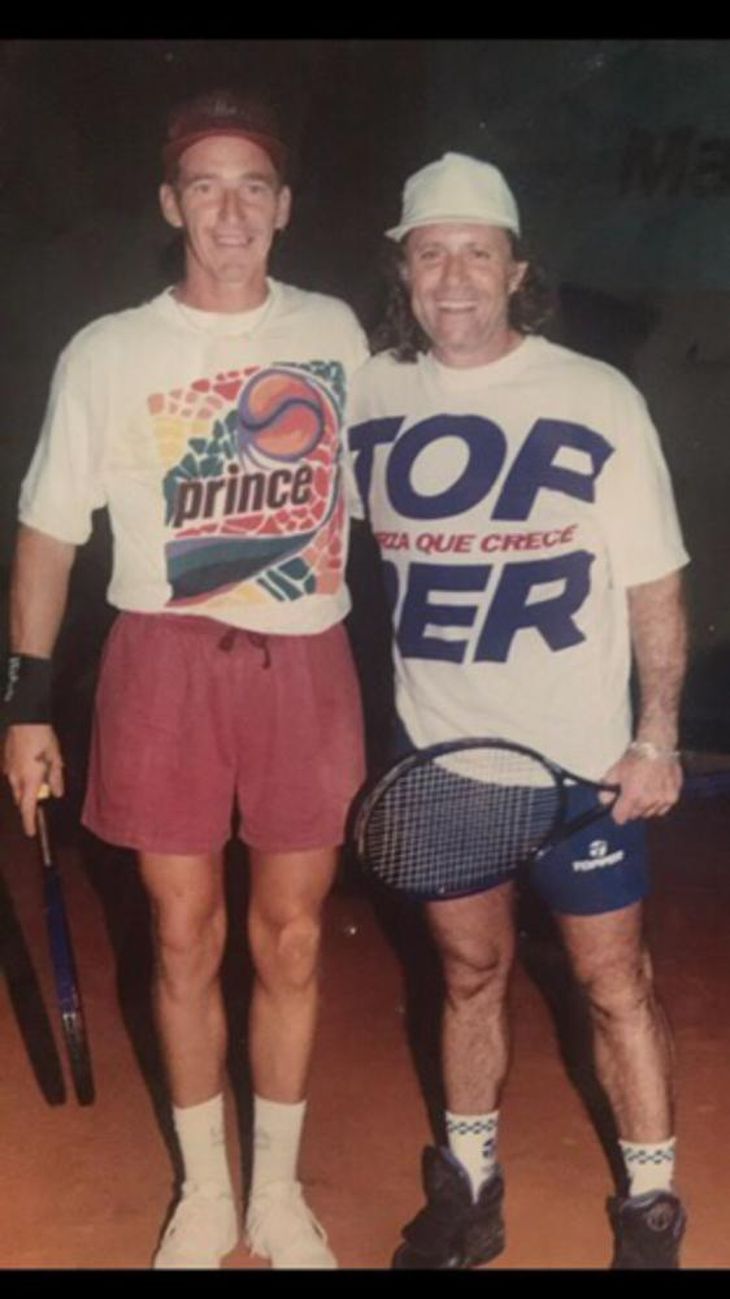 El último coach de Guillermo Vilas y una aventura final entre raquetas ...