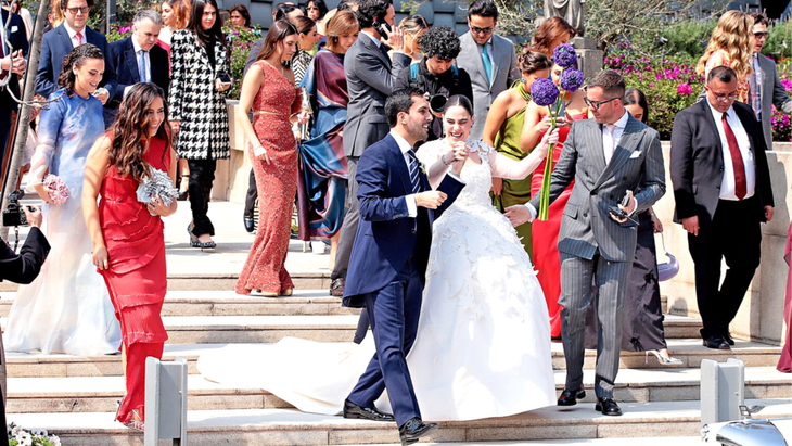 Los desconocidos detalles de la lujosa boda entre Ana Isabel, la nieta ...