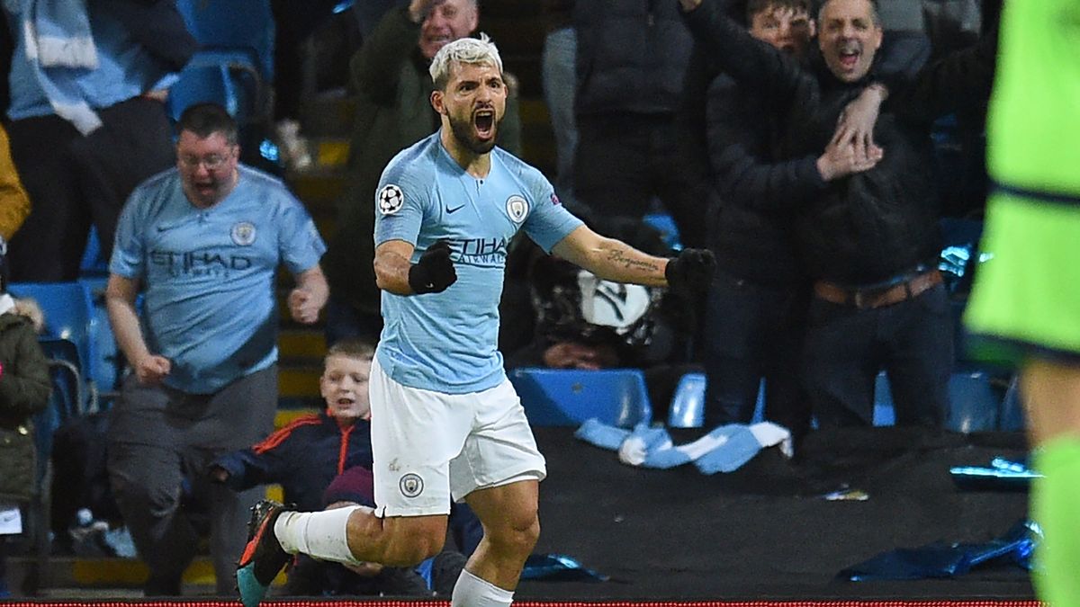Con brillo propio: en la noche de Cristiano, Agüero guió al City a la ...