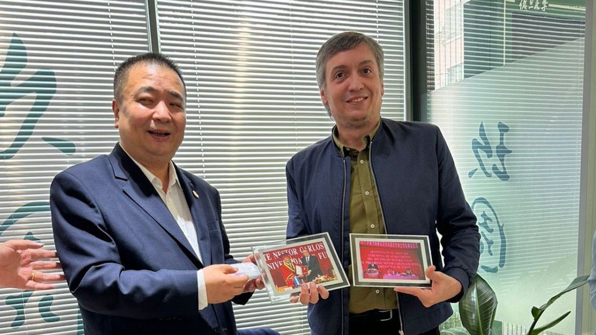 Primeras declaraciones de Máximo Kirchner desde China