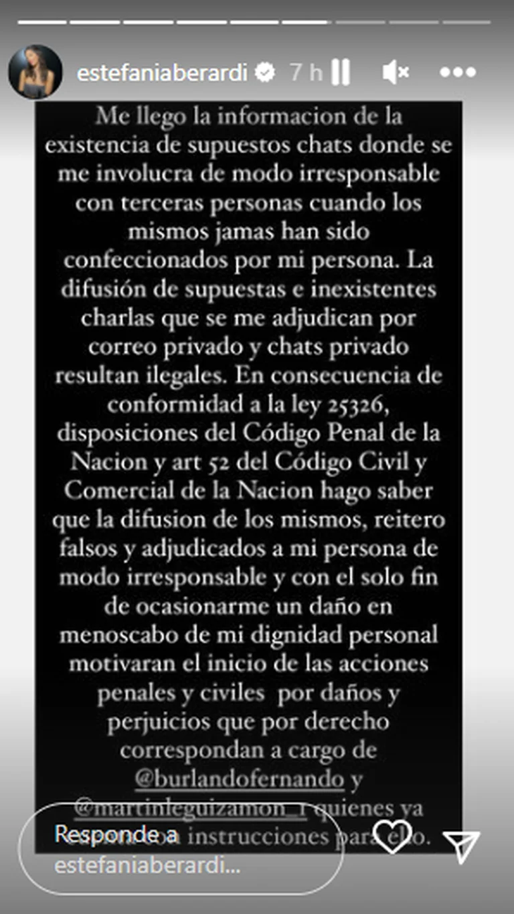 Duro cruce entre Yanina Latorre y Estefi Berardi por los chats de Fede Bal