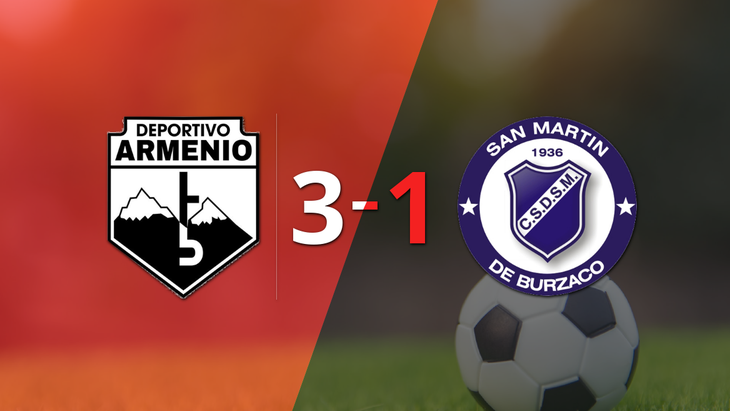 Doblete de Juan Barbieri guió el triunfo de Dep. Armenio sobre San ...