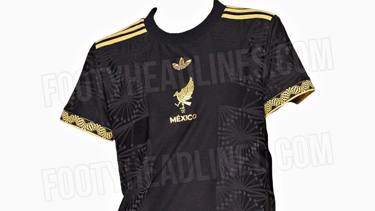 Este será el jersey alternativo de la Selección Mexicana para la Copa de Oro: negro, dorado e ...