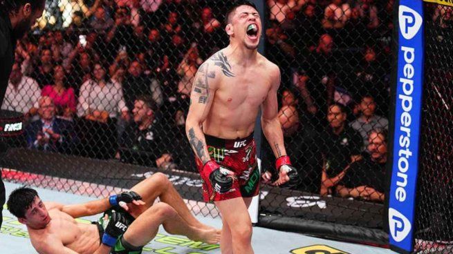 Por fin Brandon Moreno celebró un triunfo en su propia casa en el UFC ...