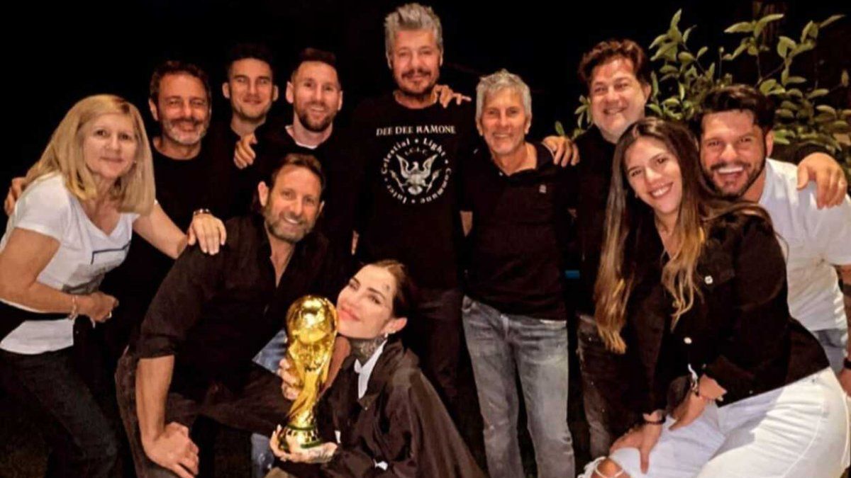 Marcelo Tinelli y Lionel Messi compartieron un momento en familia